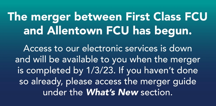 FIRST CLASS FEDERAL CREDIT UNION - Allentown PA